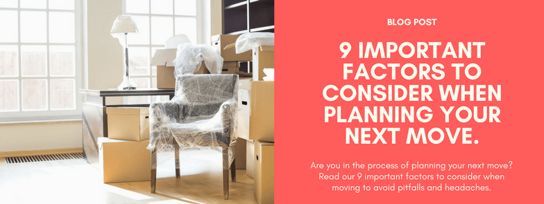 Moving House Tips - 9 Important Factors To Consider When Planning Your ...